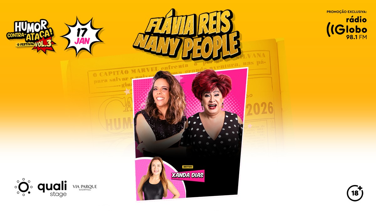 Flávia Reis e Nany People | Eventos | radioglobo