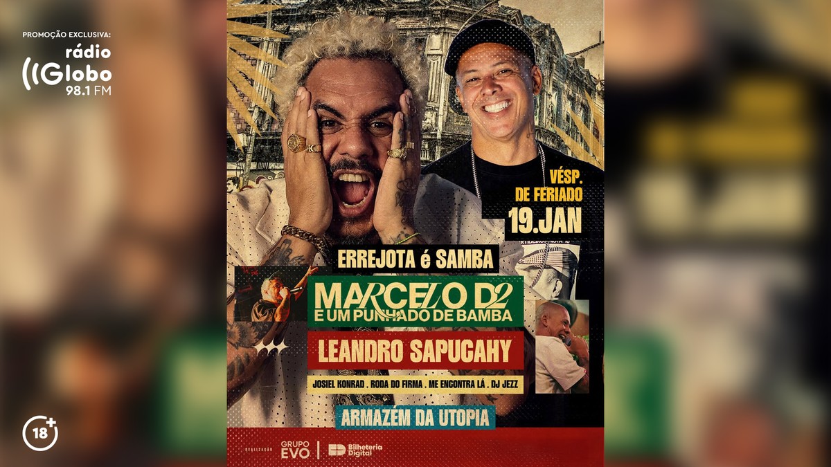 Errejota é Samba | Eventos | radioglobo